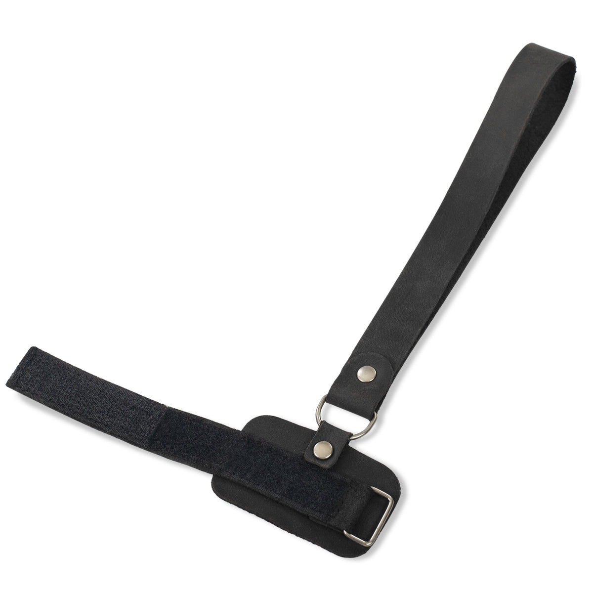 Black Stylish Leather Wrist Strap for Canes and Walking Sticks