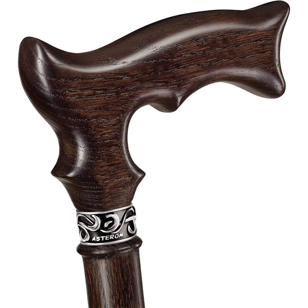 Renaissance Walking Cane for Gentlemen and Ladies Handcrafted of Oak Wood